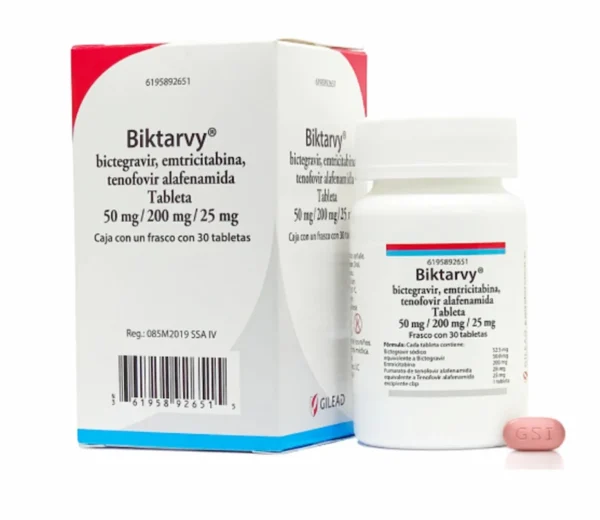 Biktarvy Bictegravir Emtricitabina Tenofovir 50 mg / 200 mg / 25 mg 30 ...